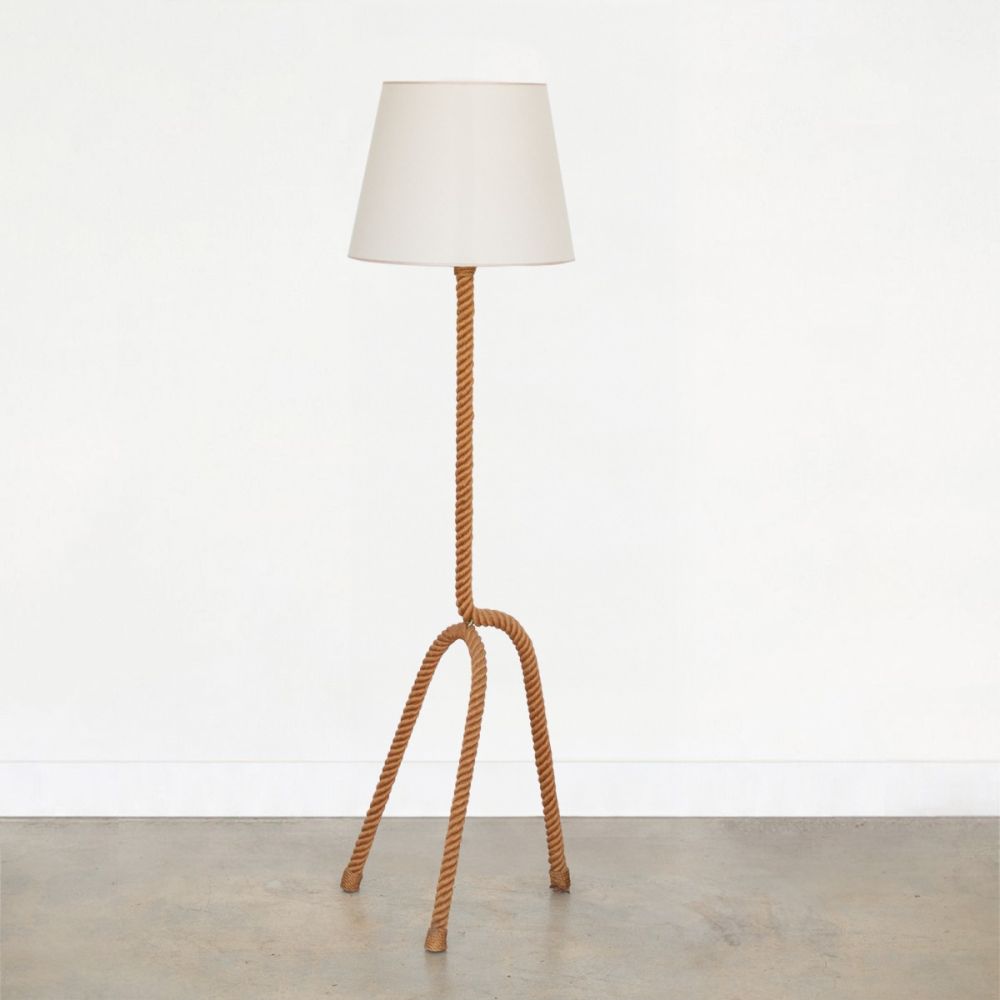 Panoplie - French Rope Floor Lamp by Audoux-Minet