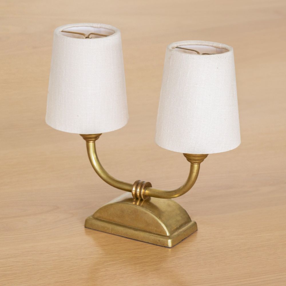 Panoplie - French Brass Two-Arm Table Lamp