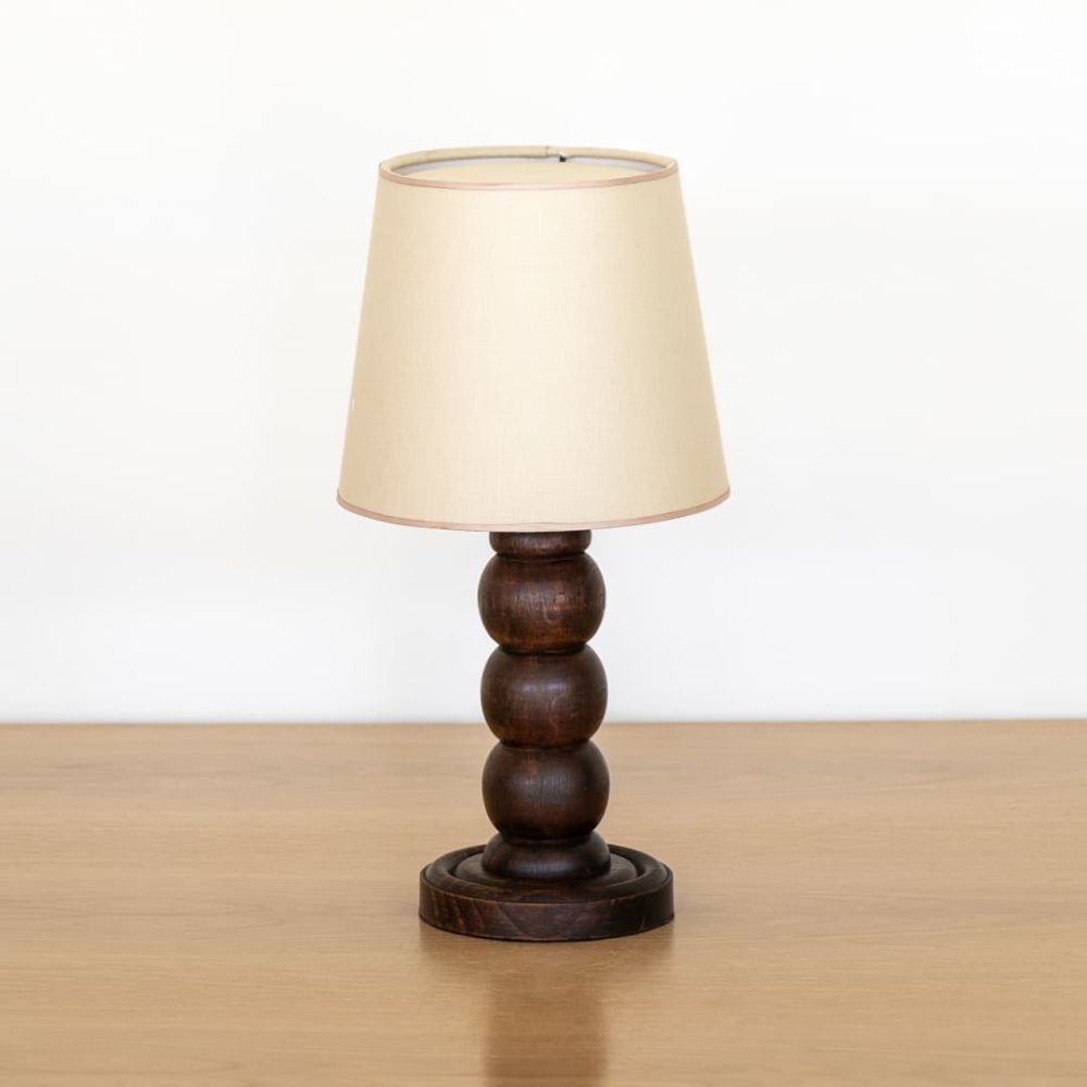 Panoplie - French Bobbin Wood Table Lamp
