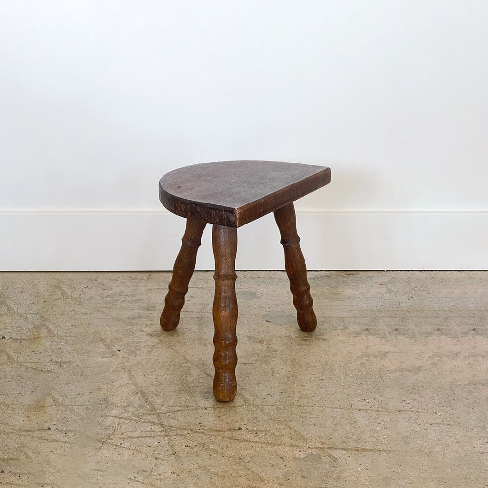 Panoplie - Petite French Wood Tripod Stool