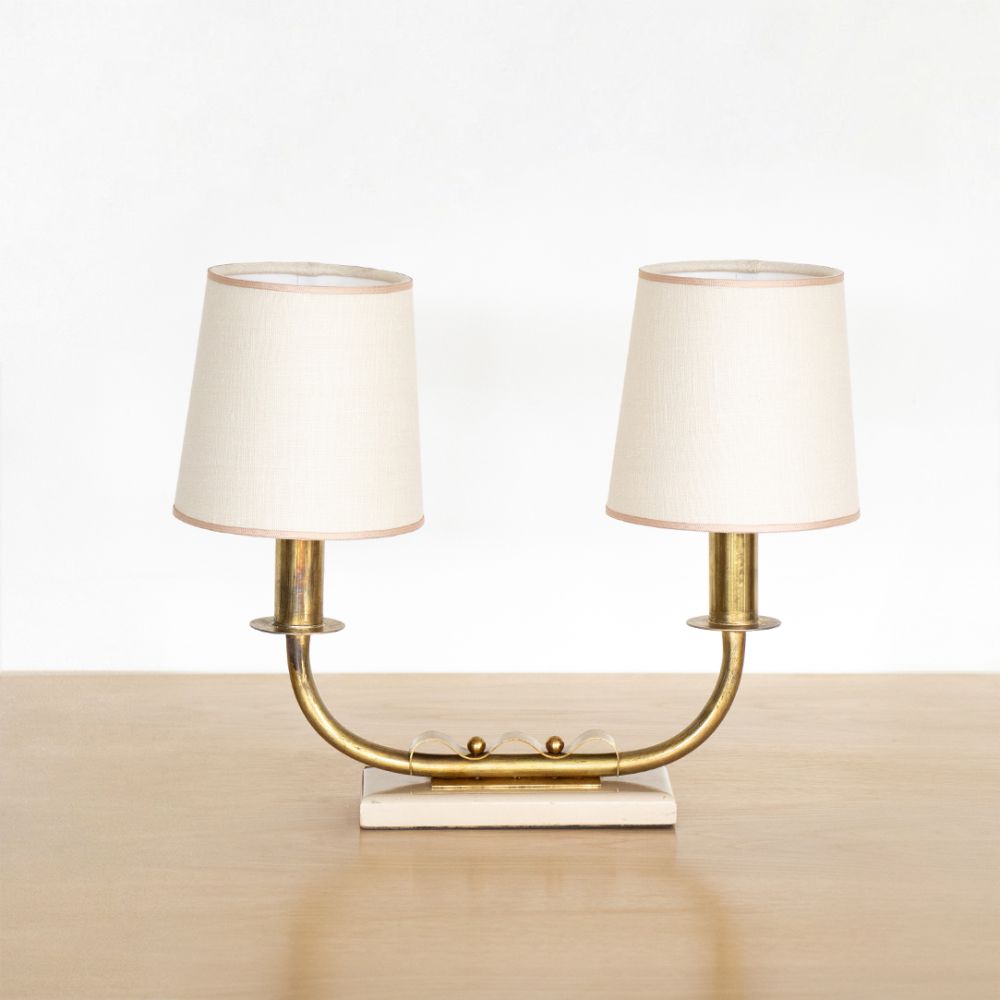 Panoplie - French Brass Two-Arm Table Lamp