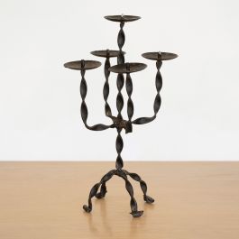 Panoplie - French Twisted Iron Candelabra