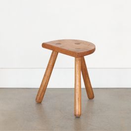 Panoplie - Short French Wood Tripod Stool